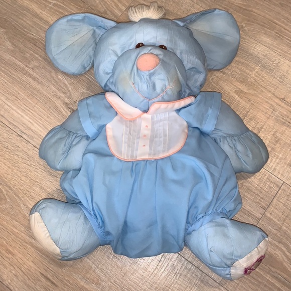 Fisher-Price | Other | Vintage Fisher Price Puffalump Blue Nylon Dog ...